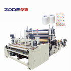 250M/Min Paper Rewinder Machine , 4PCS Knives Paper Roll To Roll Cutting Machine